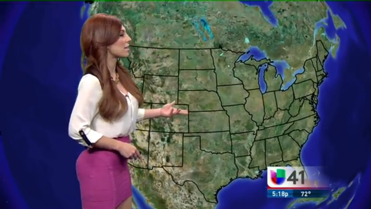 Prissila Sánchez - clima 26/11/2014 Univision San Antonio Texas HD ...