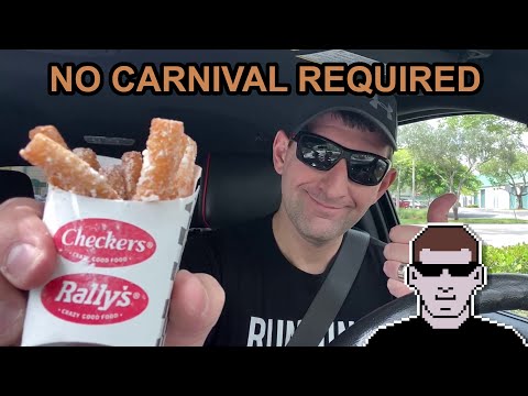 Checkers Funnel Cake Fries - Food Friday - The Sidewalk Runner