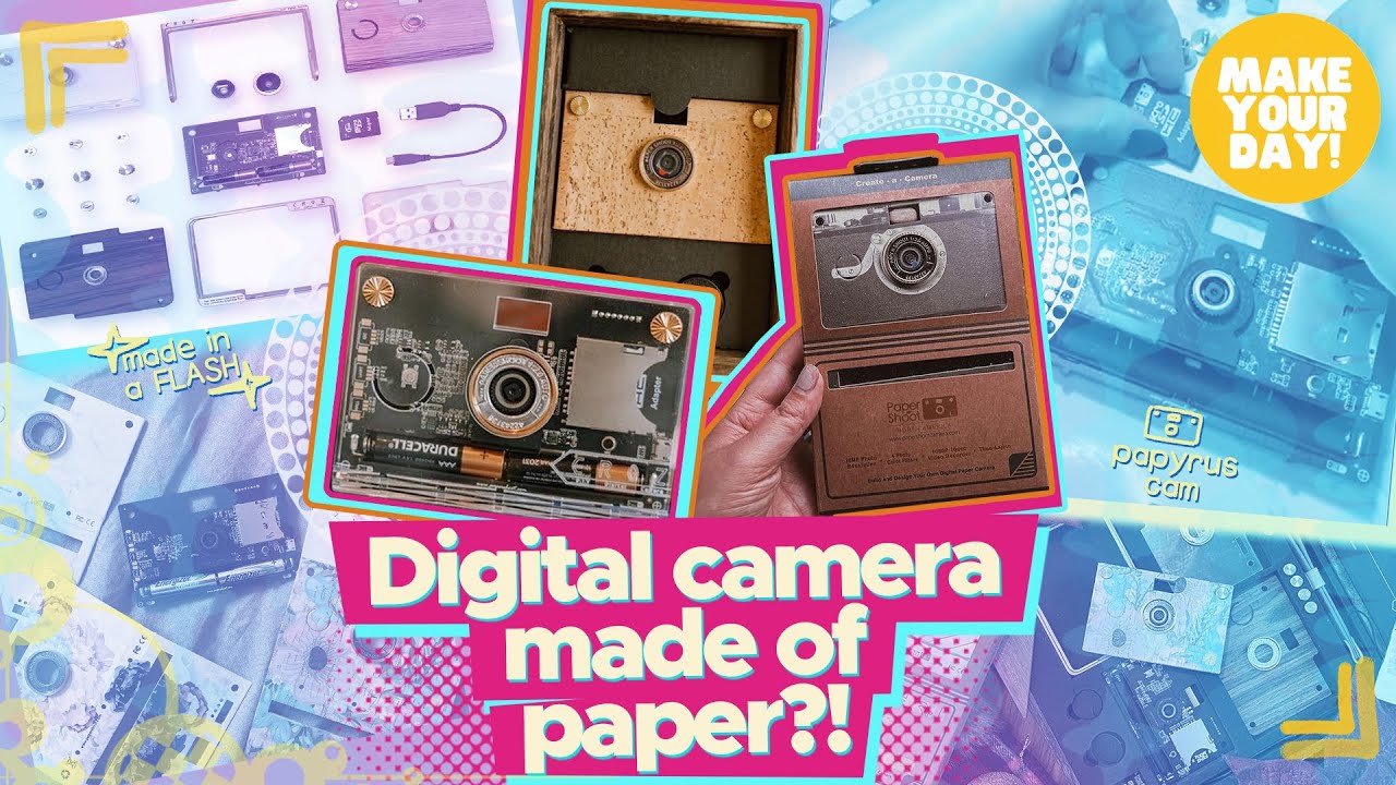 Digital camera made of paper?! | Make Your Day - YouTube