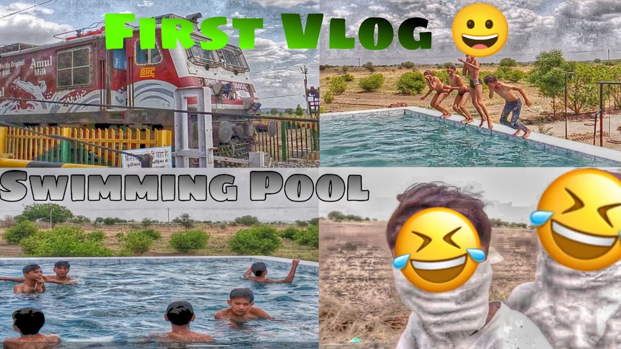 MY FIRST VLOG ️ || ON SWIMMING POOL VIDEO🏊‍♂️ || FOUR BROTHERS VLOGS ...