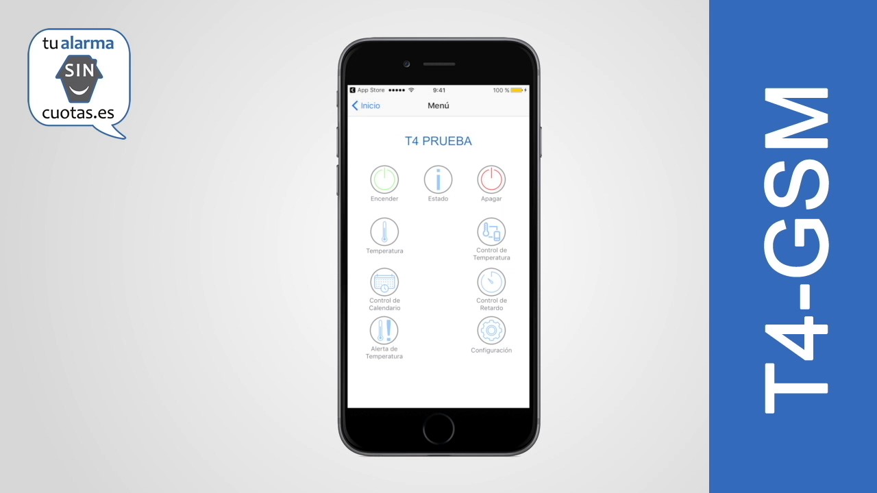 Video Tutorial COMPLETO de la APP T4-GSM de tualarmaSINcuotas (Producto: Enchufe domótico T4-GSM ...