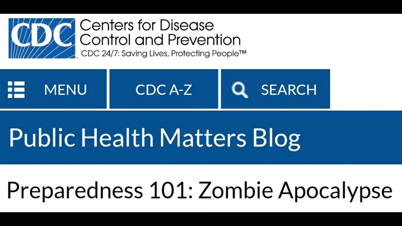 CDC WARNING of Zombie Apocalypse (coronavirus)YEARS ago - YouTube