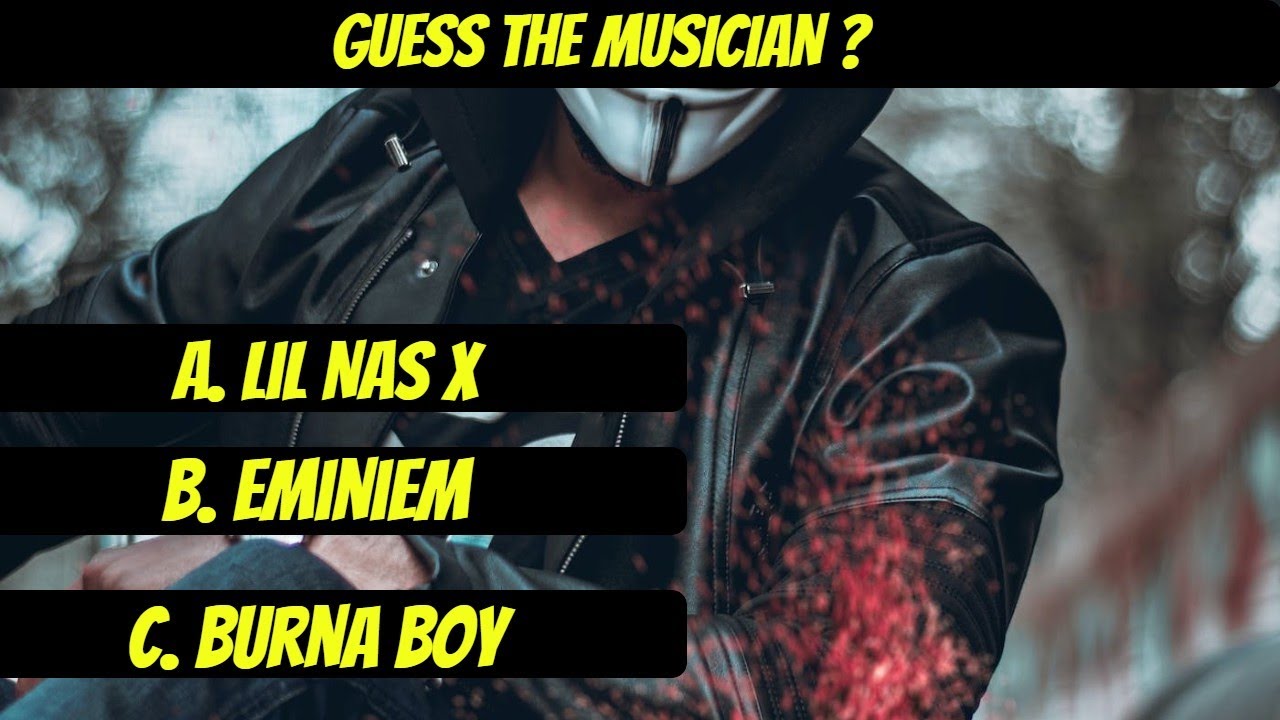Guess The Music Artist-Picture Edition - YouTube