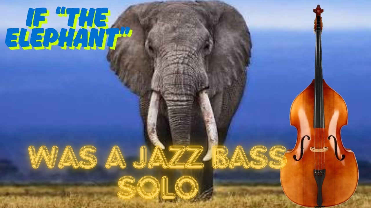 “The elephant” but it’s a jazz bass solo! - YouTube