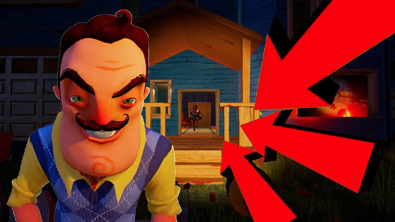 Hello Neighbour Pre-Alpha Tips And Funny Tricks - YouTube