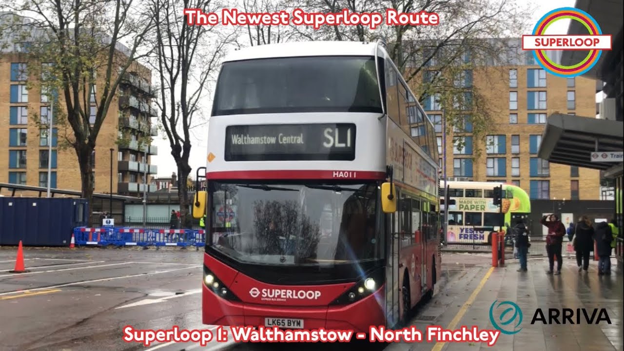 The Newest Addition To The London Superloop Network: The SL1 - YouTube
