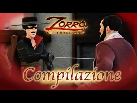 1 Ora COMPILAZIONE | Zorro La Leggenda | Episodio 16 - 18 | Cartoni di supereroi