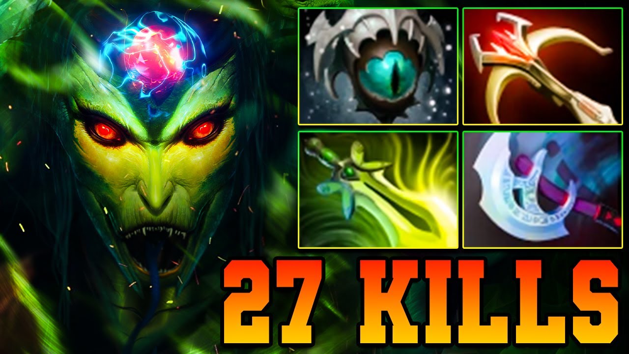 27 Kills Medusa Dota 2 !! Medusa Dota 2 Guide Carry Safelane Build ...