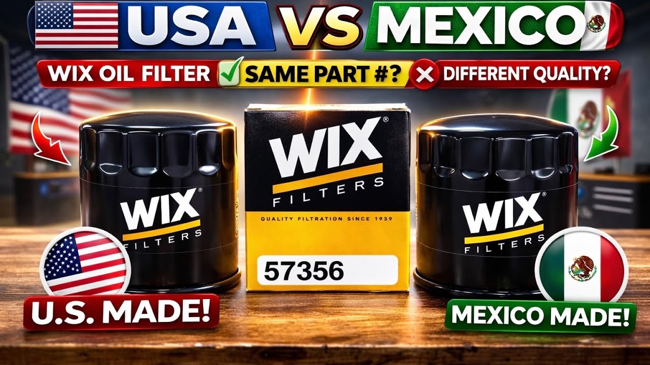 USA vs Mexico | WIX Filters — Same Part, Different Quality? - YouTube