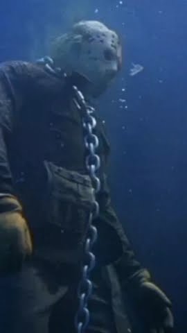 Jason Lives! Real Life Jason Voorhees Statue Bottom of Crystal Lake ...