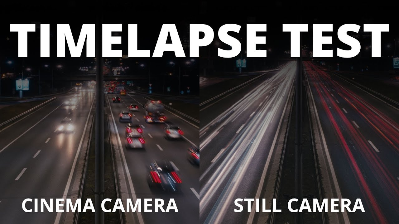 Slow Shutter Timelapse Test: Cinema Camera vs Still Camera - YouTube