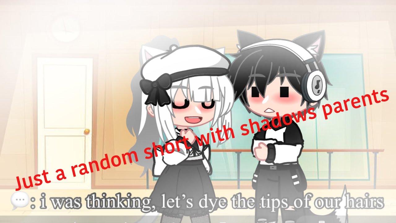 How shadows parents got the black/white highlights in their hair (gacha ...