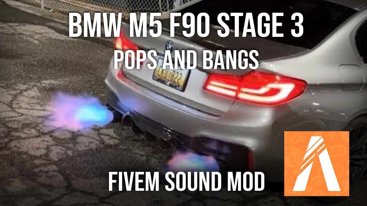 FiveM Sound Mod 2in1 | BMW S63 M5 F90 Stage 3 Titanium Straight pipe V8 ...