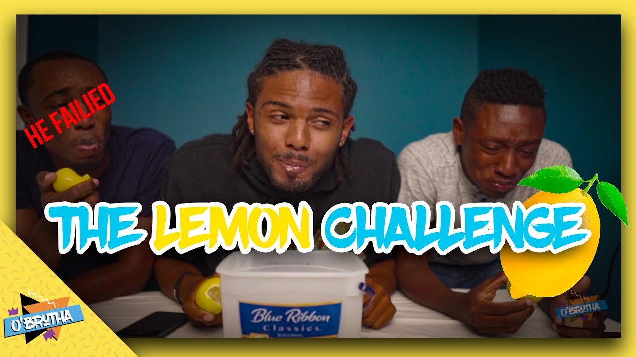 THE LEMON CHALLENGE!! (He wasn't READY!) - YouTube