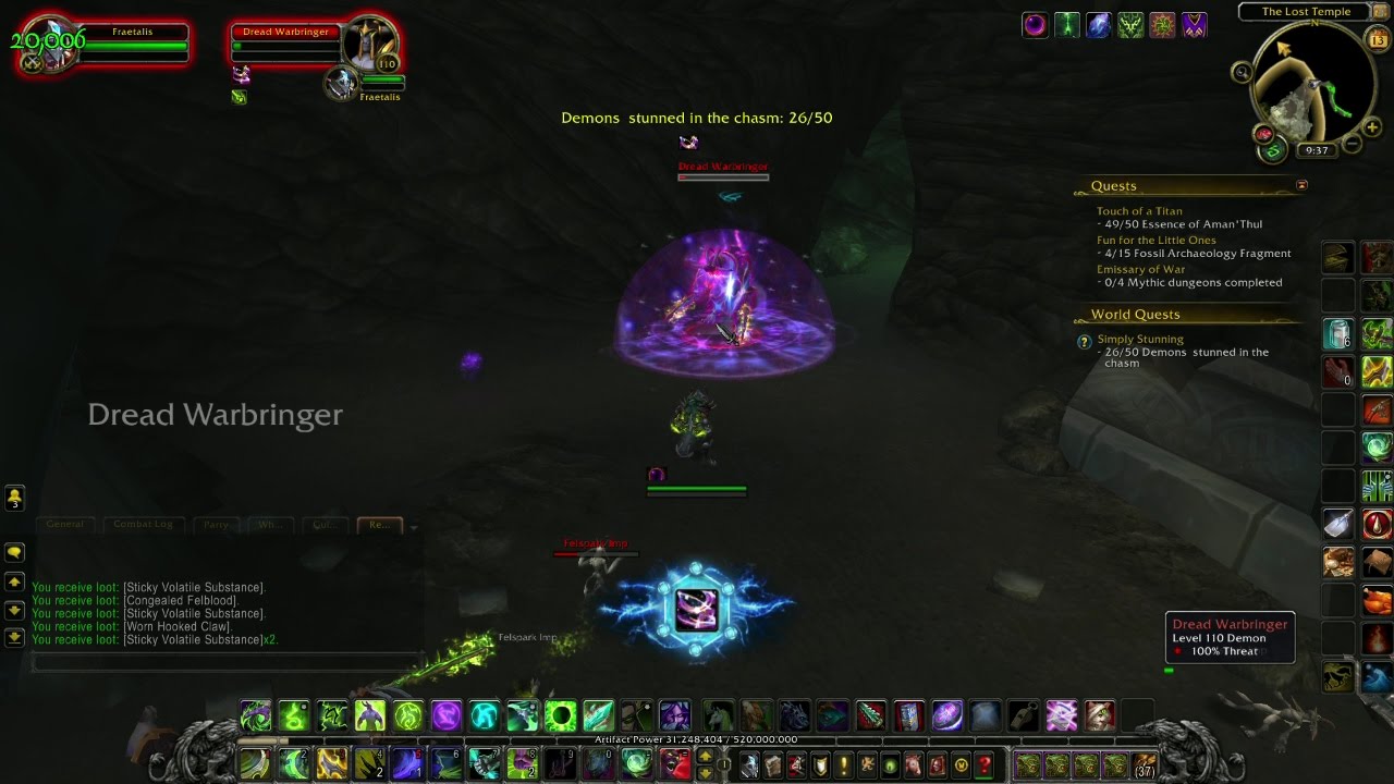 World of Warcraft Simply Stunning Broken Shore Legion World Quest Guide ...