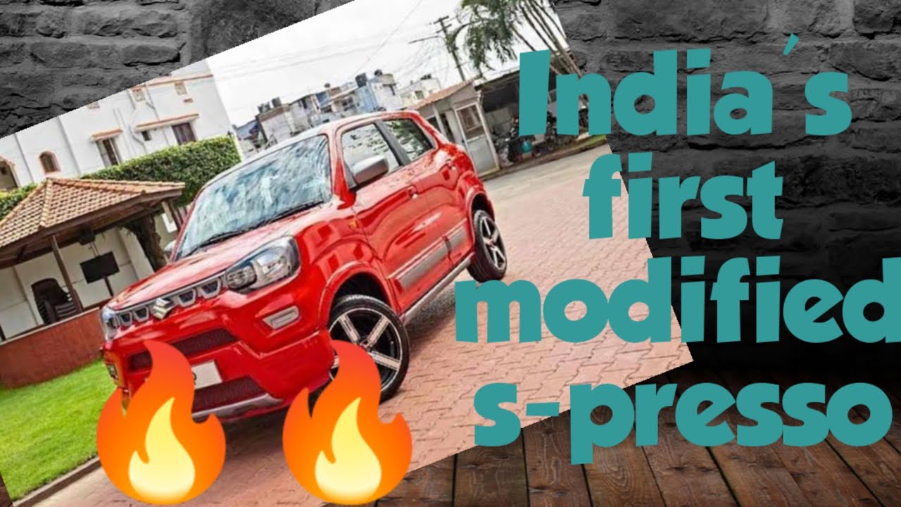 modified s-presso🚙🔥#maruti suzuki s-presso - YouTube