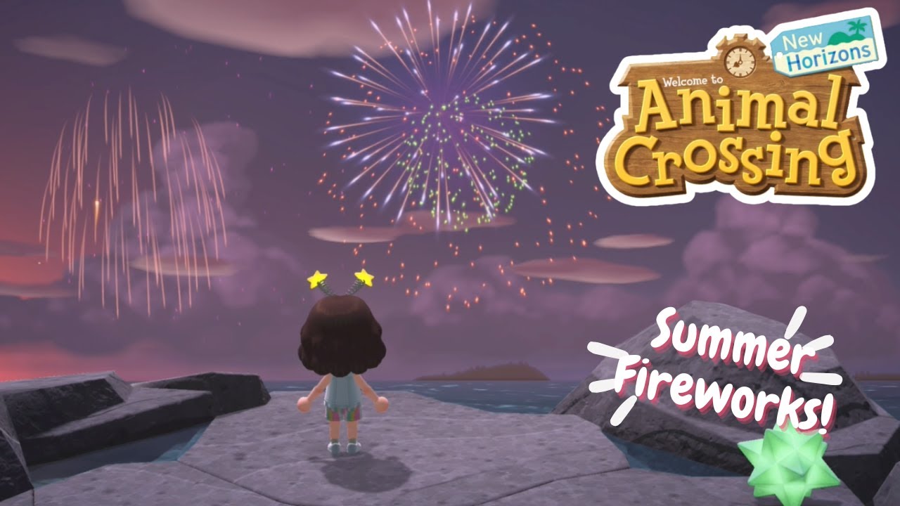 ACNH Pt. 14: First Summer Fireworks Show! - YouTube