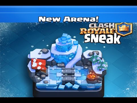 Clash Royale UPDATE : Frozen Peak NEW ARENA - YouTube