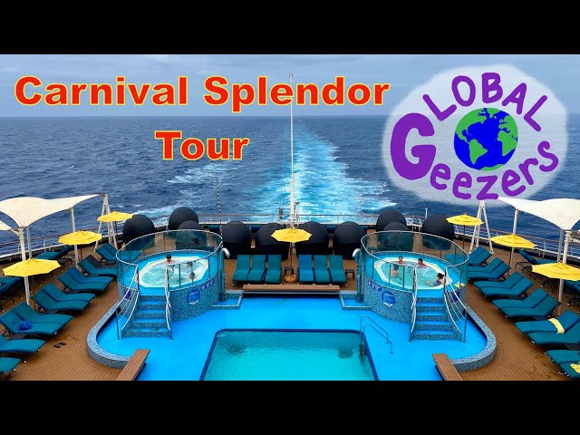 Inside Carnival Splendor Pool