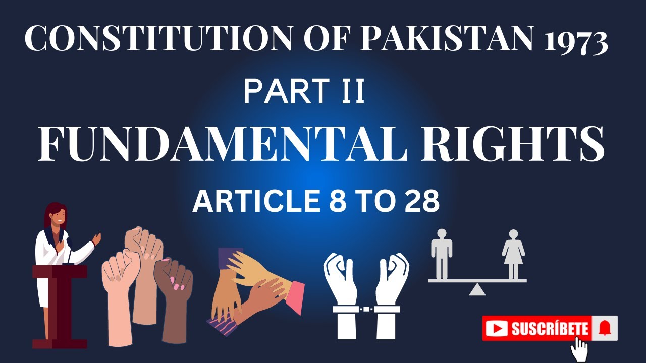 Fundamental Rights |Article 8 to 28| Constitution Of Pakistan 1973 ...