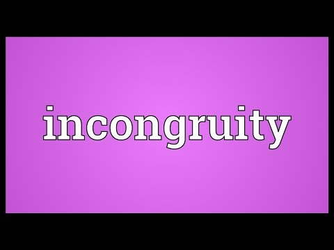Incongruity Meaning