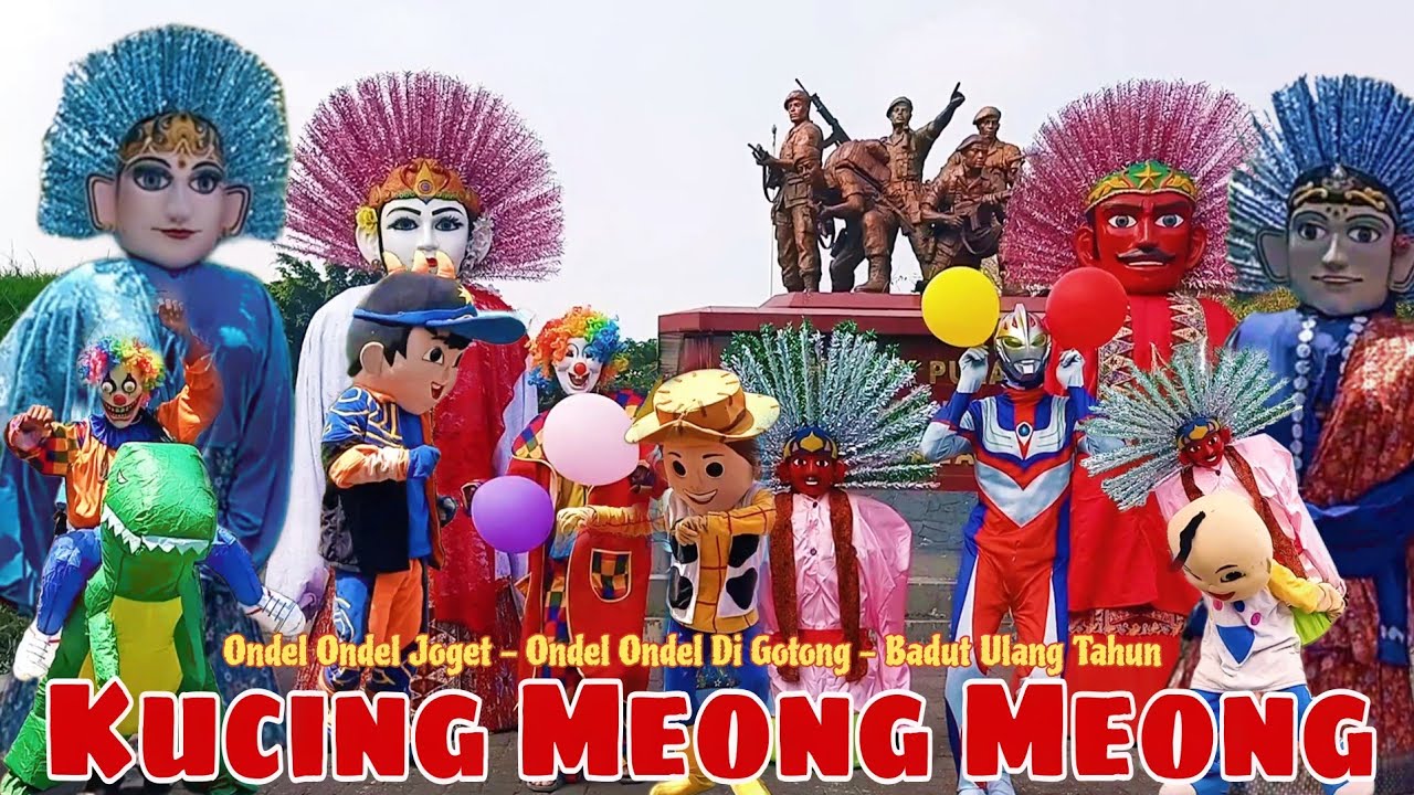 LAGU VIRAL!!! KUCING MEONG MEONG | ONDEL ONDEL JOGET RAME RAME KUCING ...