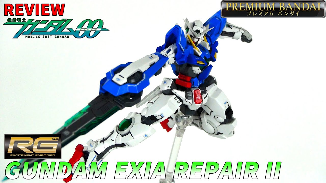 [REVIEW] RG 건담 엑시아 리페어 II(2) / RG Gundam Exia Repair II Review - YouTube