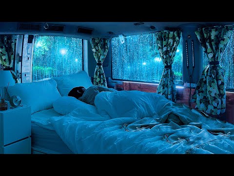 Rain Sounds for Sleeping – Fall Asleep Instantly & Wake Up Rested with Sounds Rain & Thunder on Car