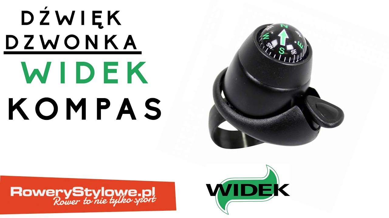 Dzwonek rowerowy Widek Kompas - dźwięk - YouTube