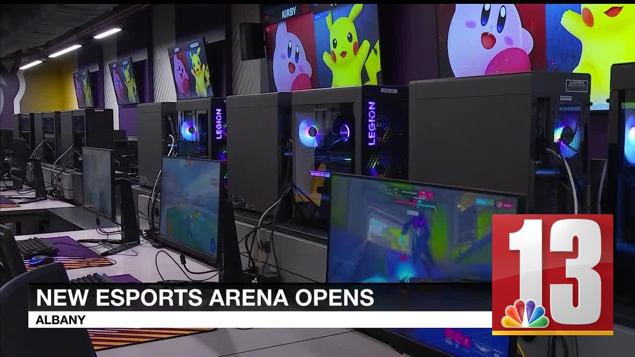 New e-sports arena opening at UAlbany - YouTube