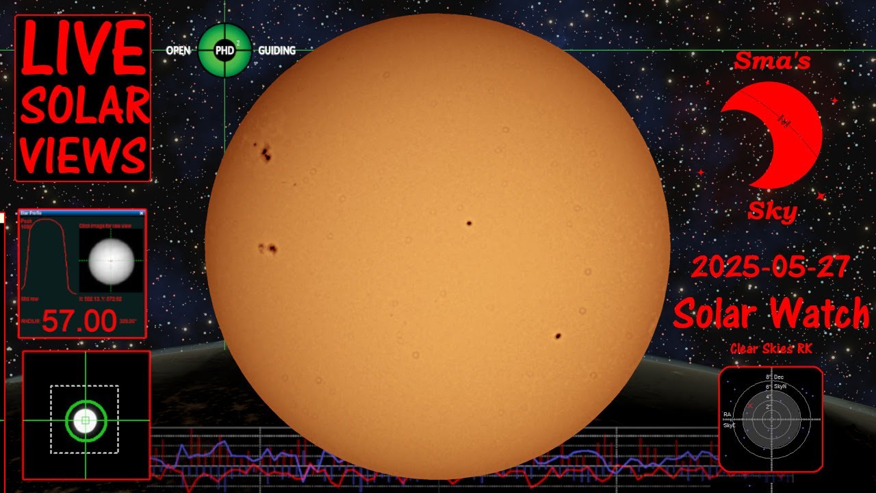 🌞 Solar Stream – May 27, 2025 | AR4100 Returns + Starship IFT-9 Launch ...