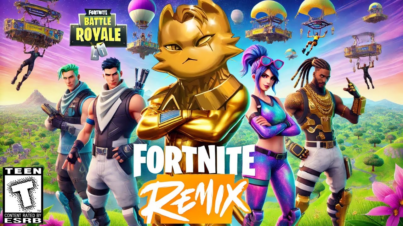 FIRST LOOK at Fortnite REMIX!! - YouTube