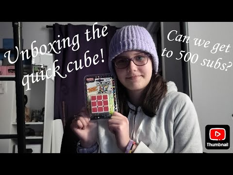 Unboxing the quick cube! - YouTube