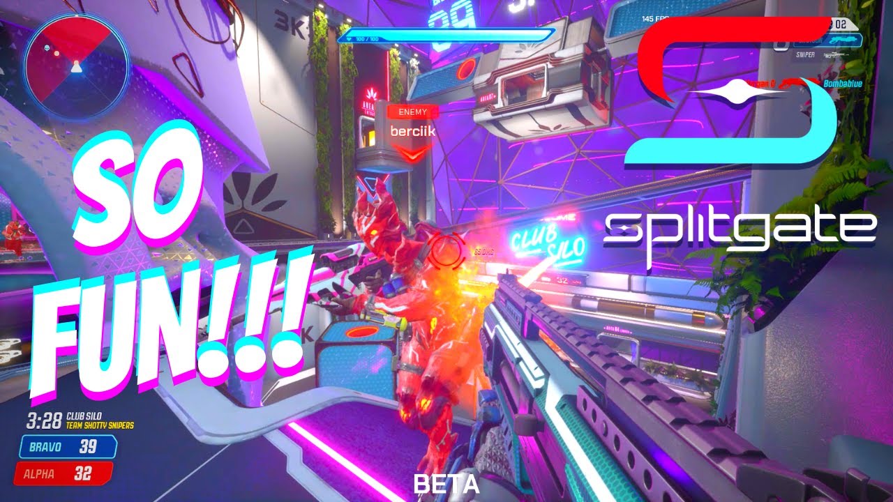 Splitgate Multiplayer Shotty Snipers is Insanely Fun!!!- Splitgate Gameplay - YouTube