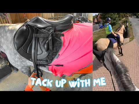 POV: Tack up with me for a summer hack 🌼 | GO PRO