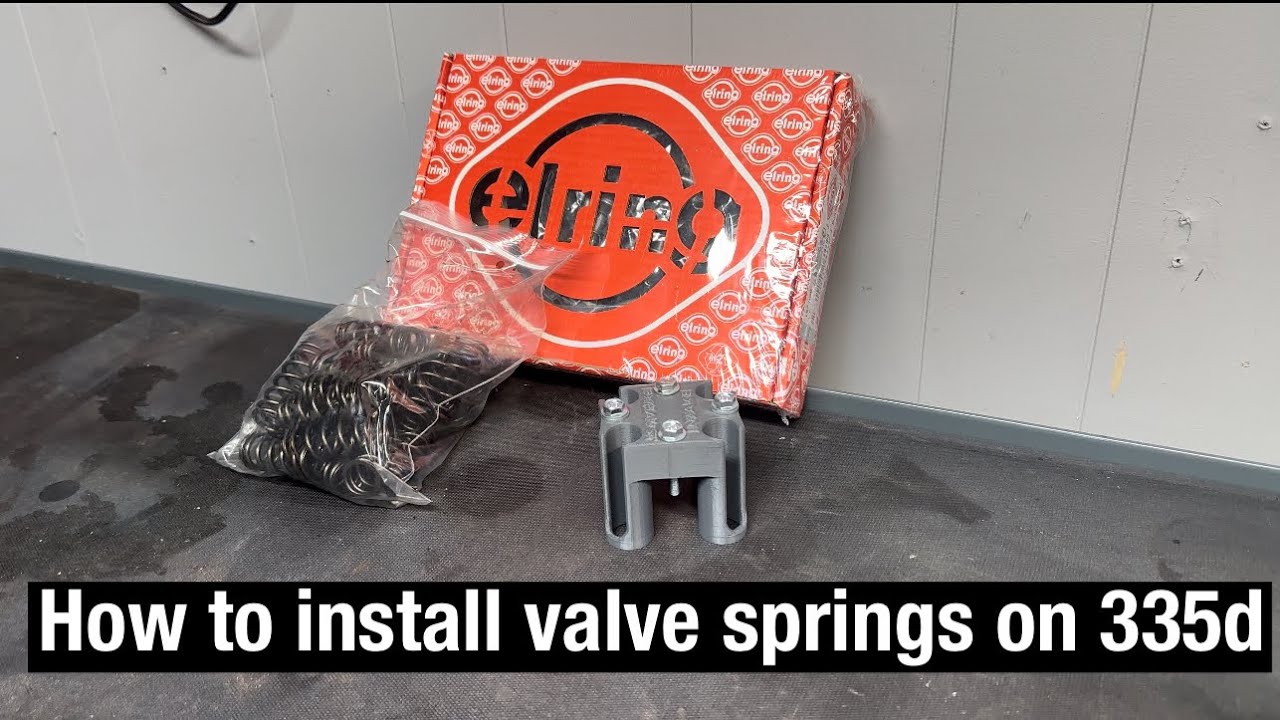 How to install valve springs on 335d (OFFICIAL VIDEO) (STEP BY STEP ...