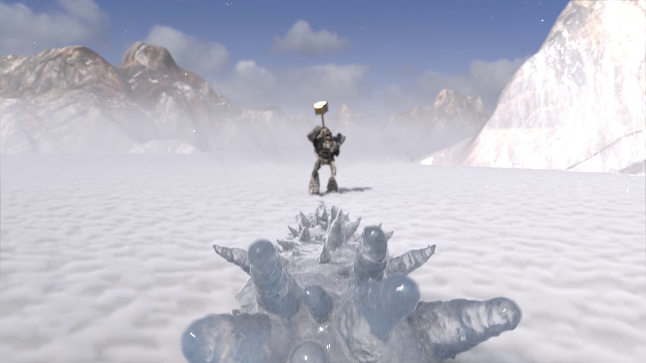 Houdini 17.5 Ice Wall Growing Test - YouTube
