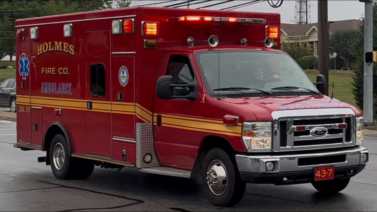 Ridley Township Crozer Health EMS Holmes Fire Company Ambulance 43 ...