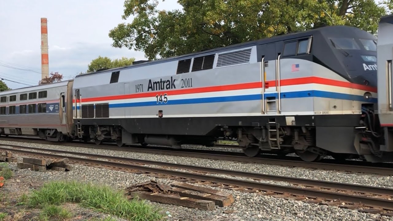 Amtrak 48 Lake Shore Limited with Phase III # 145 Trailing - YouTube