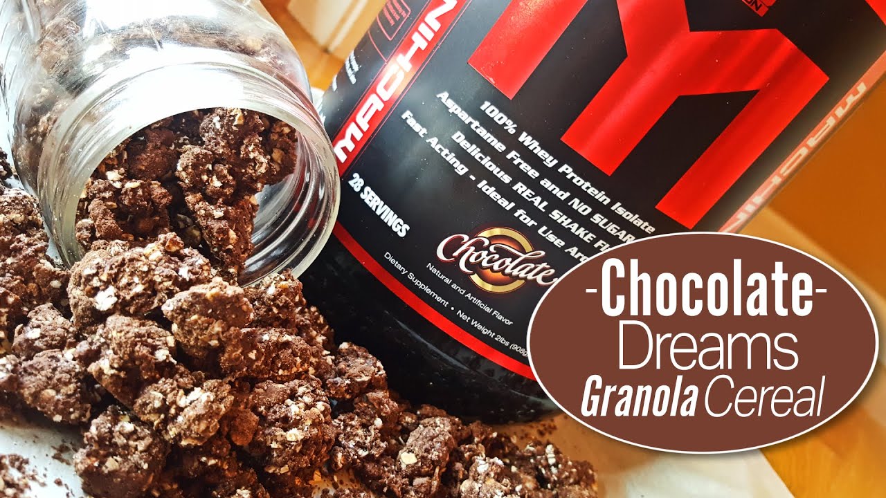 High Protein Chocolate Dreams Granola Cereal | Tiger Fitness - YouTube