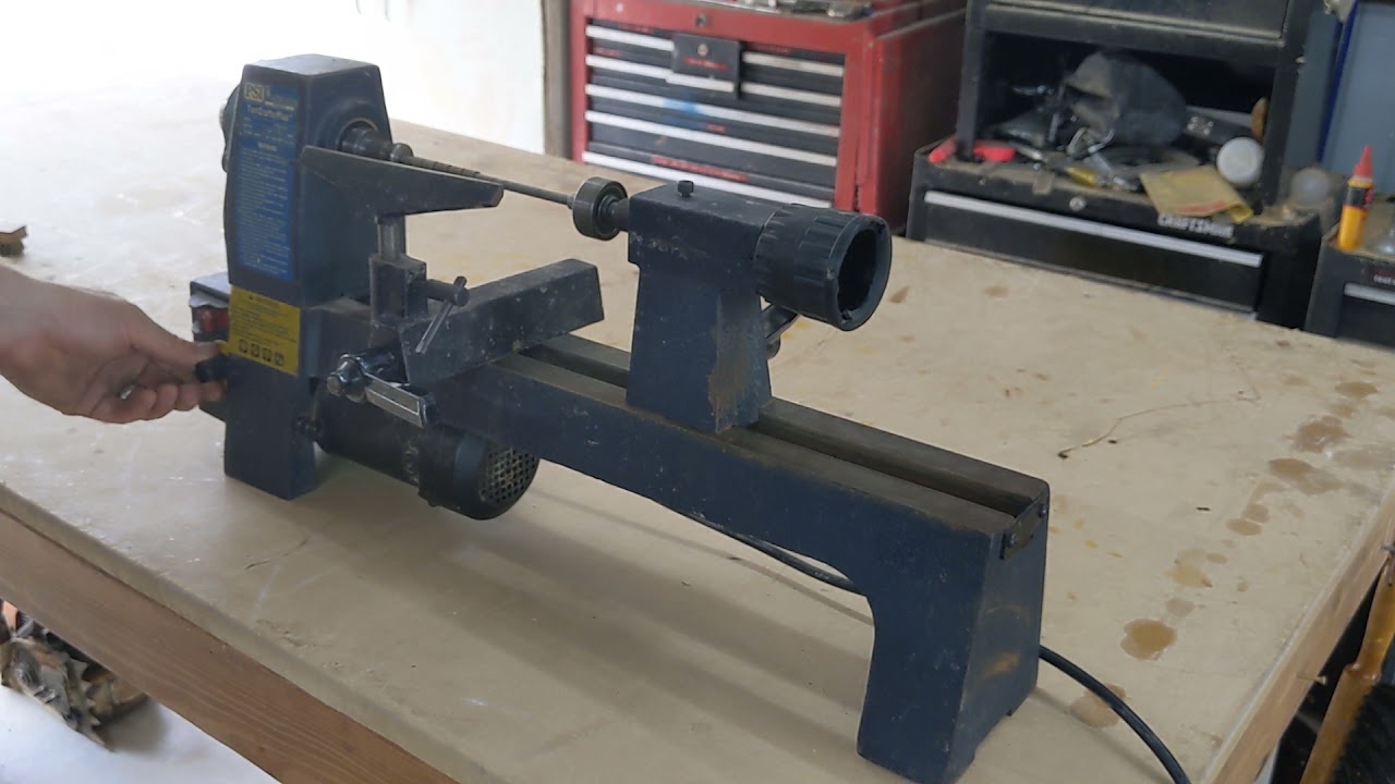 Penn State Industries Turncrafter TCLPLUS Mini Lathe Demonstration ...