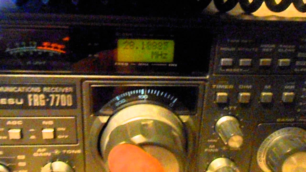 Radio Yaesu FRG 7700 - YouTube