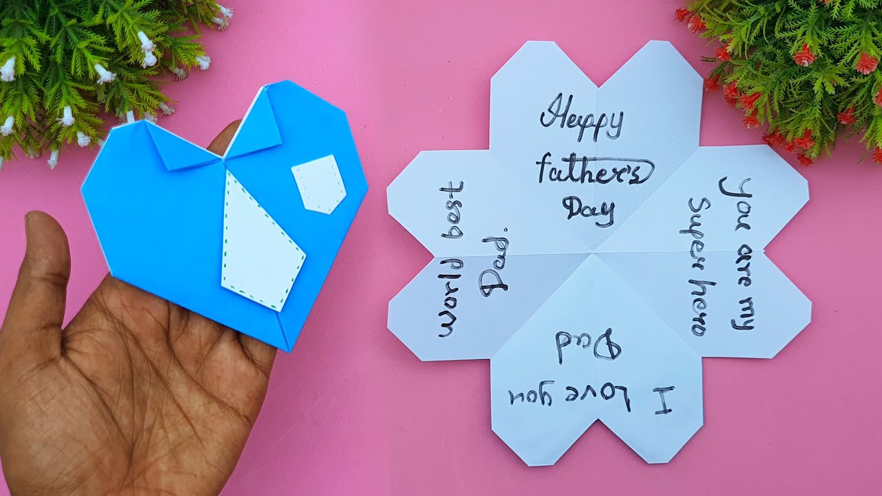 DIY Special Message Card | Handmade Surprise Gift Card | Father's Day ...