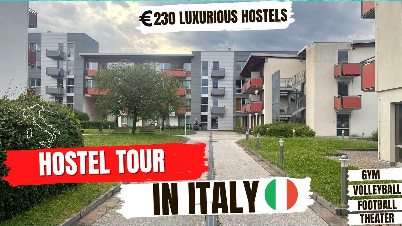 STUDENT HOSTELS IN ITALY || €230 PRIVATE ROOM IN TRENTO || Unbelievable ...