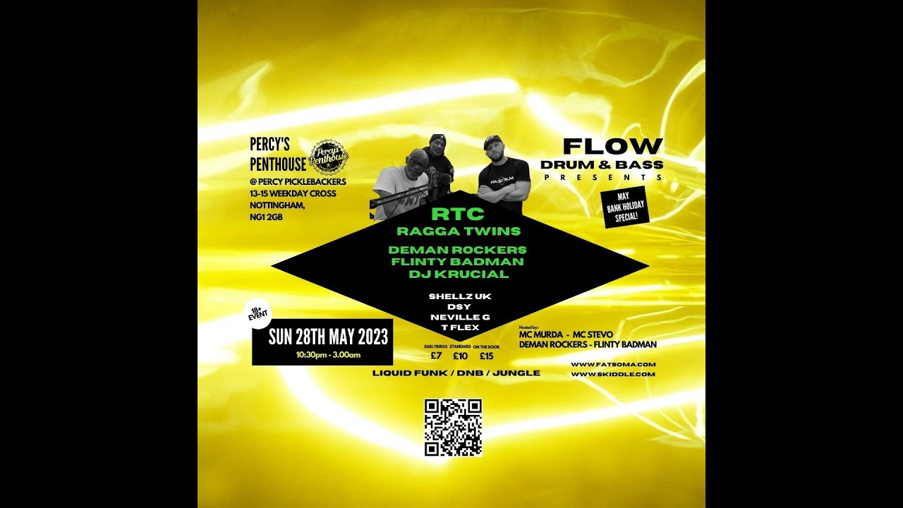 Ragga Twins & DJ Krucial - FLOW DNB MAY 2023 - YouTube