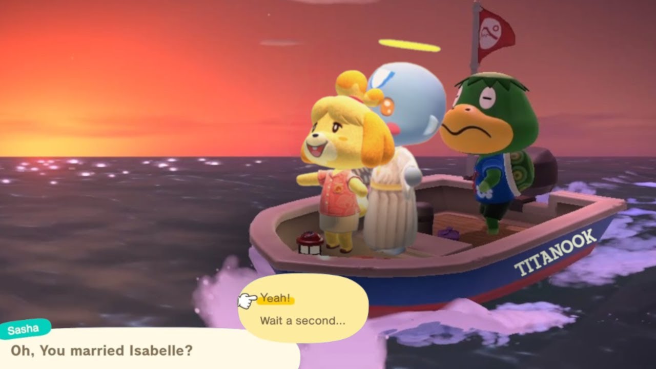 How To MARRY Isabelle in Animal Crossing - YouTube