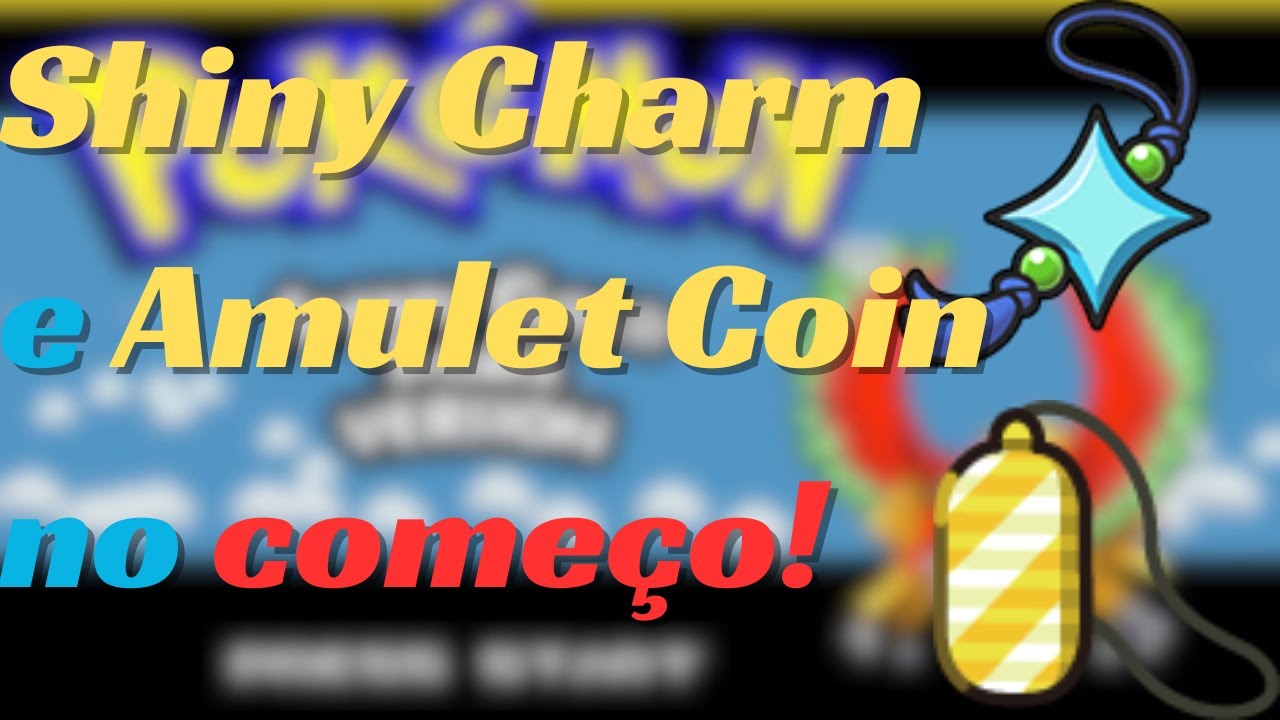 SHINY CHARM E AMULET COIN NO COMEÇO! - POKEMON ULTRA SHINY GOLD SIGMA ...