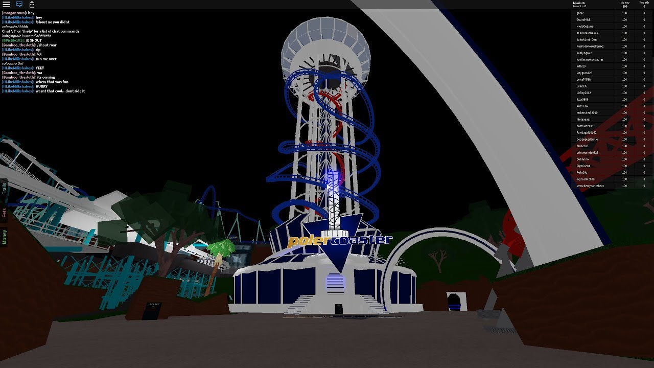 PolarCoaster (ROBLOX Point) - POV [New SkyScraper Coaster] - YouTube