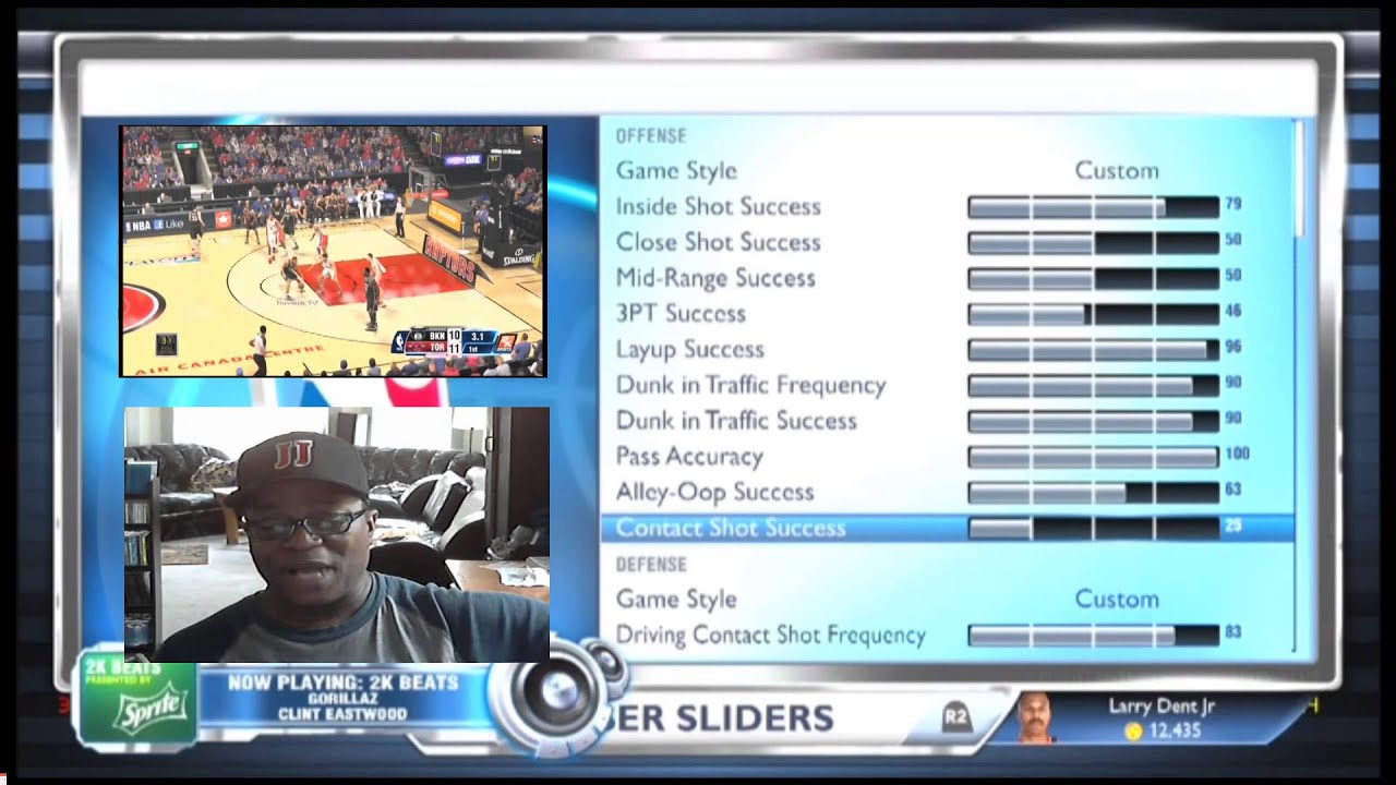 NBA 2K14 - A Custom Slider Set For Simulation Gameplay - YouTube