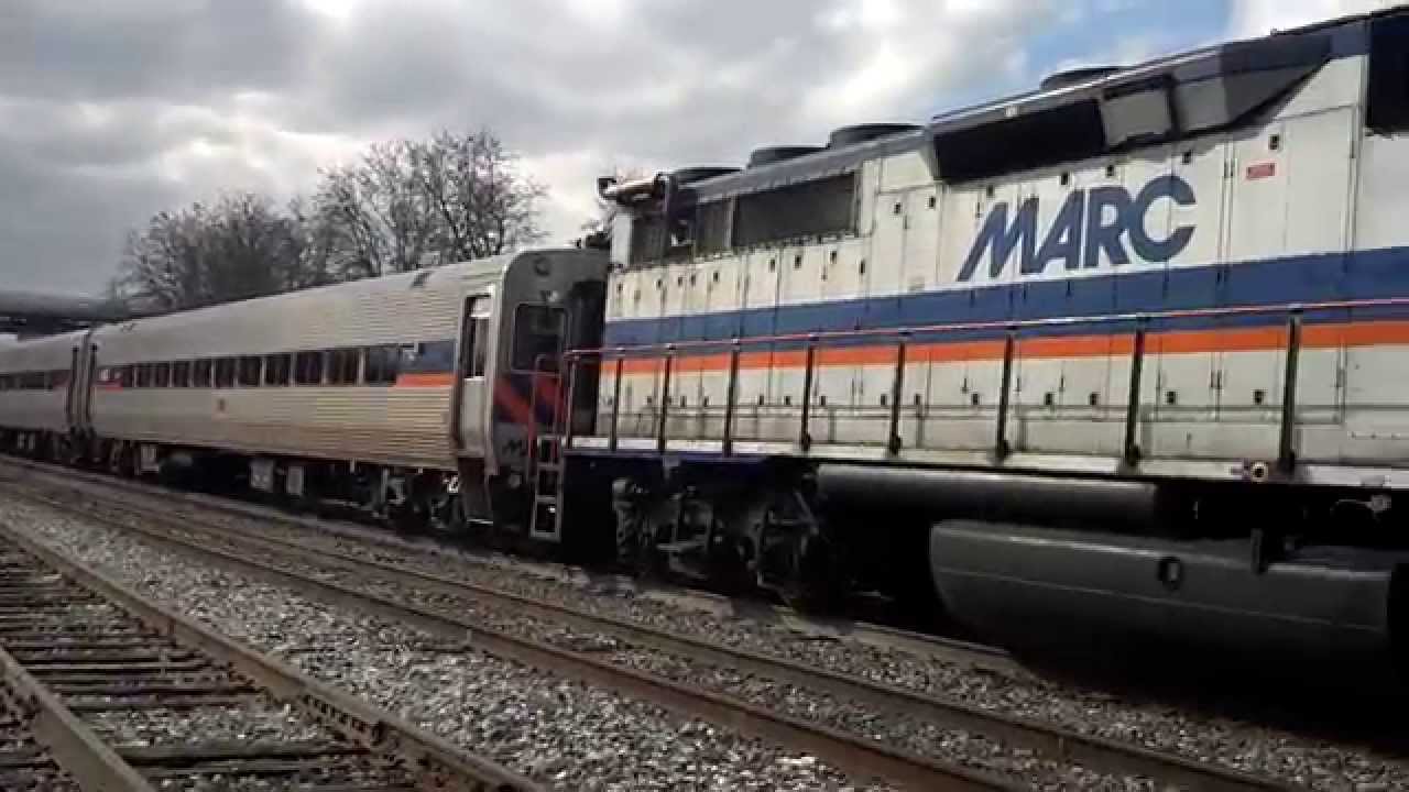 Day out at Brunswick,MD With Amtrak & MARC with GP39! and Horn Show ...